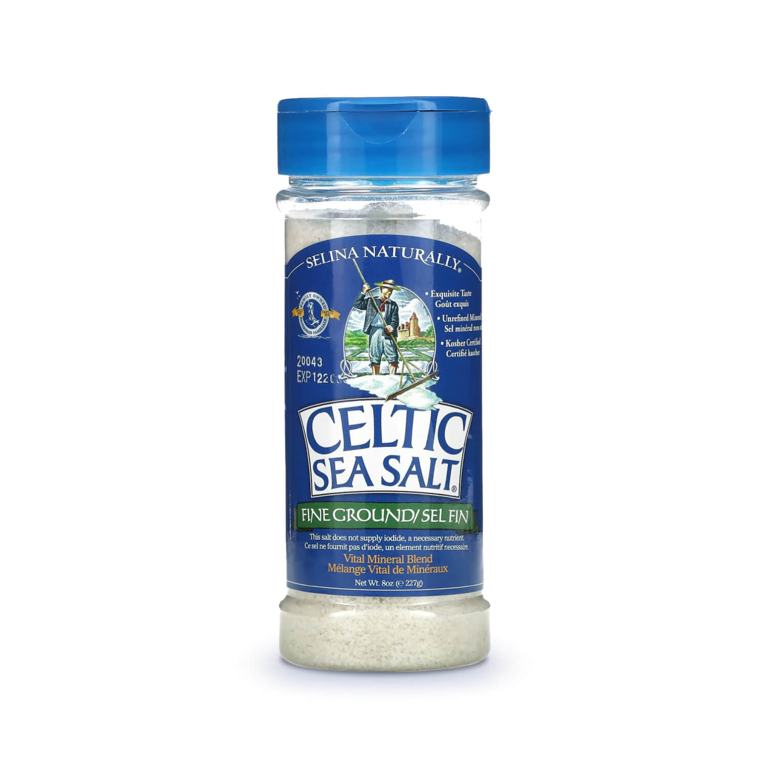 Selina Naturally Celtic Sea Salt Fine Ground - 셀리나 내추럴리 켈틱 바다 고운 소금 (B ...